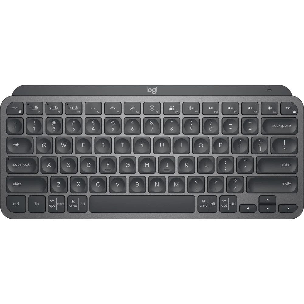 Logitech MX Keys Mini Wireless Illuminated Keyboard, Graphite, 920-010